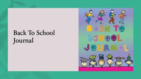 Back To School Journal For Kids - Women Connect Online